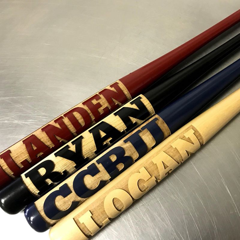 Personalized baseball bat